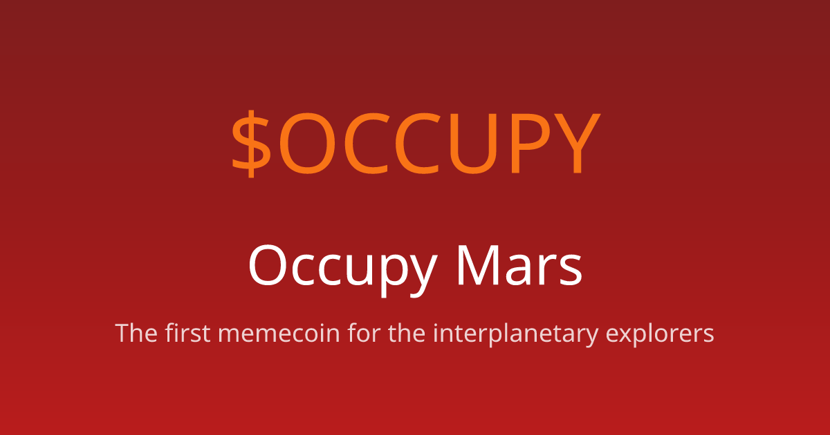 Occupy Mars